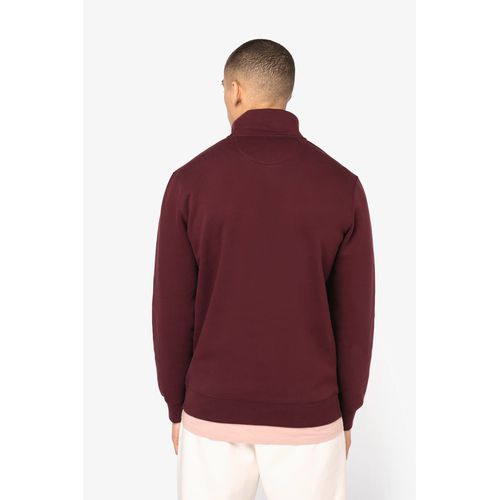 Sweatshirt eco-responsável gola subida 1/2 fecho de homem, ENERRE